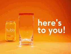 Mango Vodka Bubbly Sparkling Water Here's To You GIF | GIFDB.com