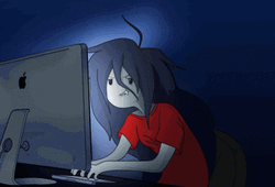 Marceline Angry Computer GIF | GIFDB.com