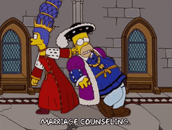 Marge Dragging Homer By The Ear GIF | GIFDB.com