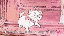 Marie Cat Disney Good Morning GIF | GIFDB.com
