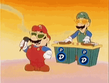 Mario And Luigi Freestyle Rap GIF | GIFDB.com