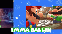 Mario And Luigi Imma Ballin GIF | GIFDB.com