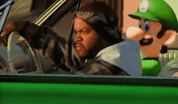 Mario Kart Luigi Flying GIF | GIFDB.com