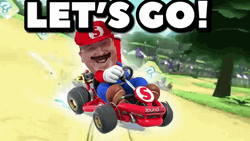 Mario Kart Reface Lets Go GIF | GIFDB.com
