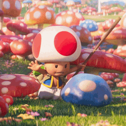 Mario Movie Adorable Toad Oh Im Sorry GIF | GIFDB.com
