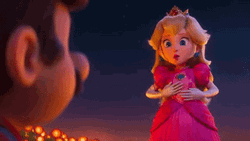 Mario Movie Princess Peaches Talking GIF | GIFDB.com