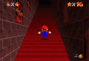 Mario Running To Climb Stairs GIF | GIFDB.com