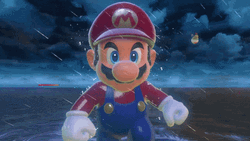 Mario Running When It Rains GIF | GIFDB.com