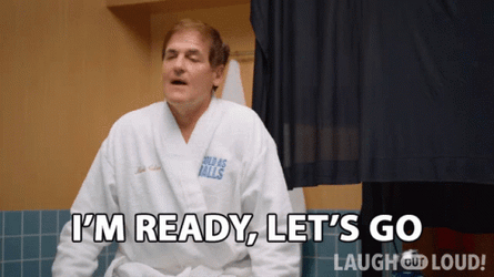 Mark Cuban Im Ready Lets Go GIF | GIFDB.com