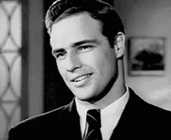 Marlon Brando Screen Test 1947 Eye Roll GIF | GIFDB.com