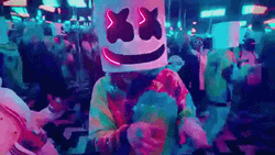 Marshmello Party Time Dancing GIF | GIFDB.com