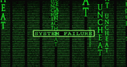 Matrix Code System Failure GIF | GIFDB.com