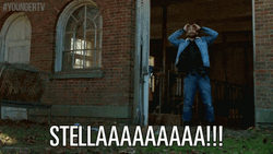 Matthew Morrison Screaming Stella Younger GIF | GIFDB.com
