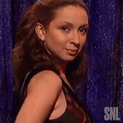 Maya Rudolph Pointing While Dancing GIF | GIFDB.com