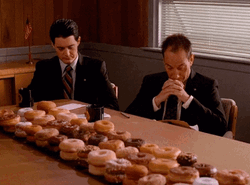 Meeting With A Lots Of Donuts GIF | GIFDB.com