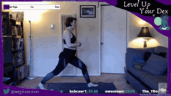 Meghan Caves Yoga Lunge GIF | GIFDB.com