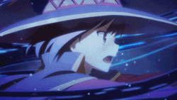 Megumin Showing How Powerful Explosion Magic Is GIF | GIFDB.com