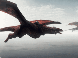 Meleys Red Dragon Soaring High GIF | GIFDB.com