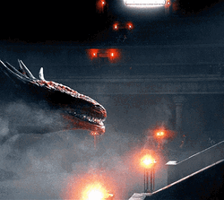 Meleys The Red Queen Creeping House Of Dragons GIF | GIFDB.com