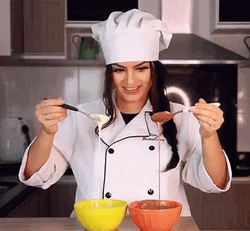 Melted Chocolate And Vanilla Ingredients GIF | GIFDB.com