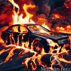 Mercedes Benz Car Explosion GIF | GIFDB.com