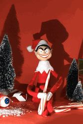 Merry Christmas Elf Evil Smile GIF | GIFDB.com