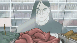 Metalocalypse Nathan Smashed The Glass GIF | GIFDB.com