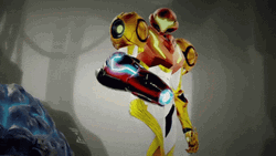 Metroid Attacking Using His Hand Armor GIF | GIFDB.com