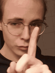 Mewing Meme Girl Stretching Jawline GIF | GIFDB.com