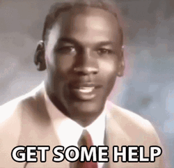 Michael Jordan Stop Get Some Help GIF | GIFDB.com