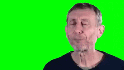 Michael Rosen On Green Wall GIF | GIFDB.com