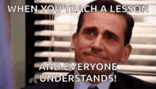 Michael Scott Crying When You Teach A Lesson GIF | GIFDB.com