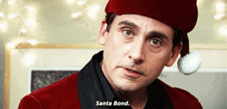 Michael Scott Santa Bond GIF | GIFDB.com