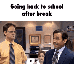 Michael Scott School After Break GIF | GIFDB.com
