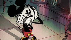 Micky Mouse Scared And Nervous Meme GIF | GIFDB.com