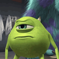 Mike Wazowski Being Grumpy Meme GIF | GIFDB.com