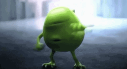 Mike Wazowski Shock And Yelling Meme GIF | GIFDB.com