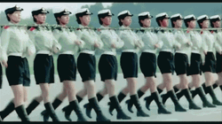 Lady Military Marching GIF | GIFDB.com