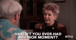 Millicent Martin Senile Senior Moment GIF | GIFDB.com