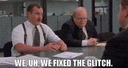 Milton Office Space Bob Slydell Fixed The Glitch GIF | GIFDB.com