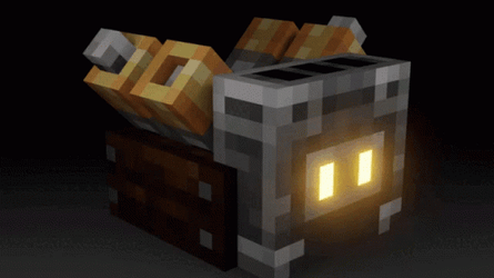 Minecraft Generator With Eyes Lighting Up GIF | GIFDB.com