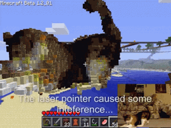Minecraft Meme Caused Some Interference Cat GIF | GIFDB.com