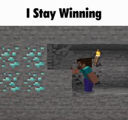 Minecraft Meme I Stay Winning GIF | GIFDB.com