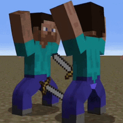 Minecraft Sword Fighting GIF | GIFDB.com