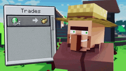 Minecraft Villager Trader GIF | GIFDB.com