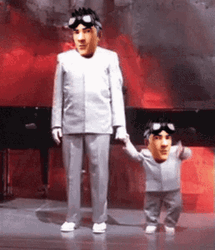Mini Me Face Swap Dancing GIF | GIFDB.com