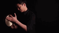 Minimalist Korean Gong Performance GIF | GIFDB.com