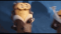 Minions Kevin Bob With Stuart Eating GIF | GIFDB.com