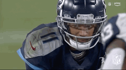 Minnesota Vikings Joshua Dobbs Pressing Fingers To Helmet GIF | GIFDB.com