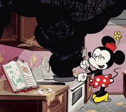 Minnie Mouse Learns How To Cook GIF | GIFDB.com